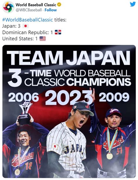 日本の3回目となるwbc優勝を見届けた世界中の野球ファンの率直な声 「野球って面白いな」「無敗のまま優勝したのはドミニカと日本だけ」 連載jp