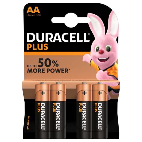 Duracell AA Battery 4 Pcs CopperTop AA Alkaline 1 5V Batteries Double