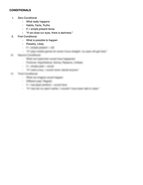 Solution English Grammar Conditionals And Inverted Sentences Reviewer