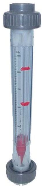 Variable Area Flow Meter For Liquids In Line Direct Reading RITM Industry