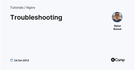 nginx troubleshooting