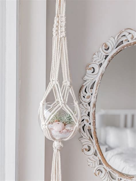 DIY Macrame Plant Hanger Tutorial Photos YesMissy