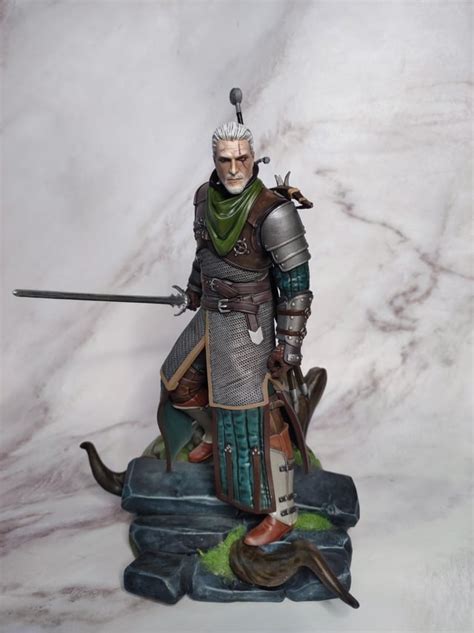 My Geralt Figure In Ursine Armor Which I Made When Playing Firs Time In