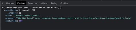 kibana apm settings schema page returns 500 errors · issue 149342