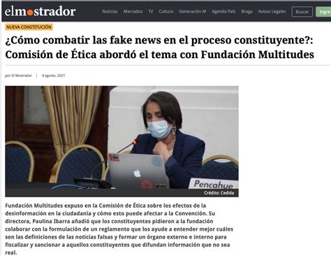 Cómo combatir las fake news en el proceso constituyente Comisión de