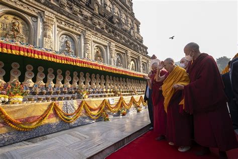 부다가야 마하보디 대탑 순례 The 14th Dalai Lama