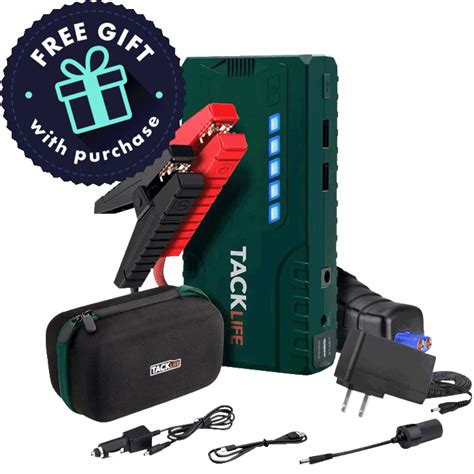 MorningSave Tacklife T6 800 Portable Jump Starter Kit With FREE Bonus Gift
