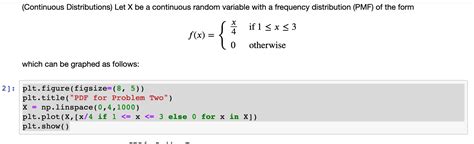 Solved Continuous Distributions Let X Be A Continuous Chegg