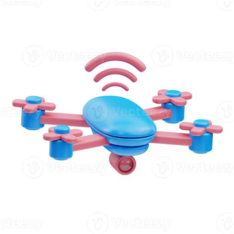 Autonomous Drone 3D Illustration 27113269 PNG