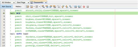 xc8 compiler cannot enter in disassembly during debug session for