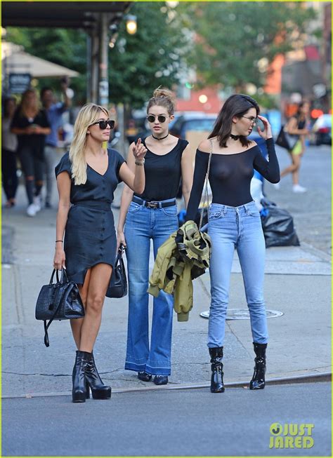 Kendall Jenner Puts Nipple Piercing On Display In Sheer Top Photo