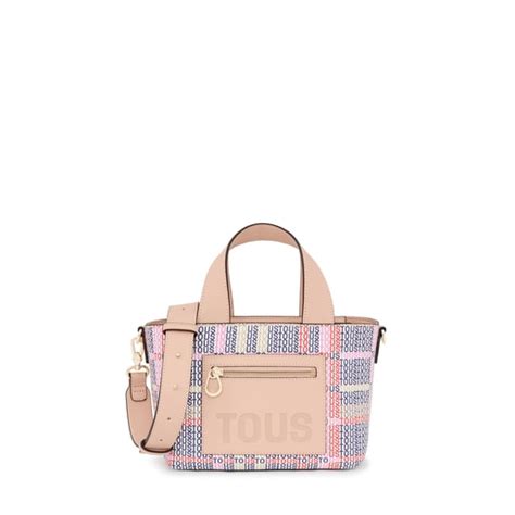 Small Beige And Red Tous Cecilia Tote Bag Tous