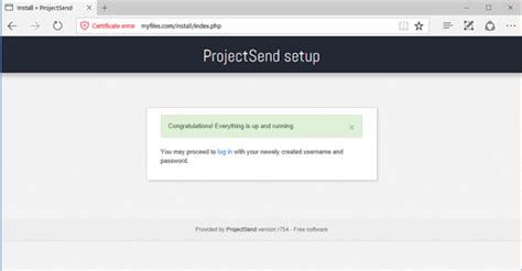 Install Projectsend On Debian