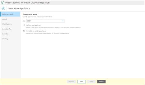Connecting To Existing Veeam Backup For Microsoft Azure Appliances Veeam Service Provider