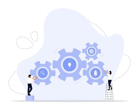 Premium Vector Processing Concept Illustration