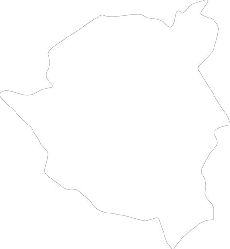 Premium Vector Kairouan Tunisia Outline Map