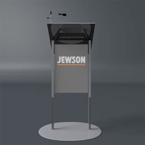 3dsmax Lectern Mic