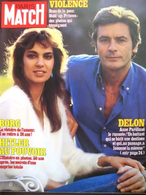 Alain Delon Anne Parillaud Paris Match N° 1758 Fevrier 1983 Eur 1000