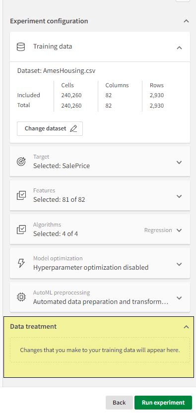 qlik automl what is the data treatment option in qlik community