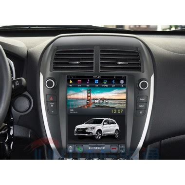 Android магнитола в стиле Tesla для Mitsubishi ASX