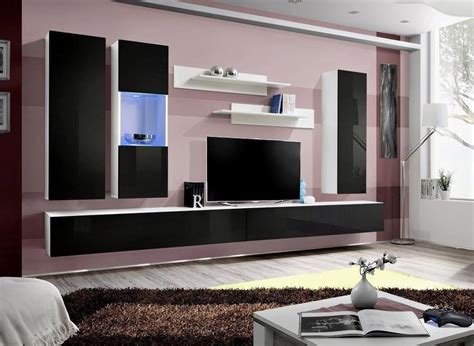 Jvmoebel Wohnzimmer Set Luxus Wohnwand Komplett Set Wohnzimmer