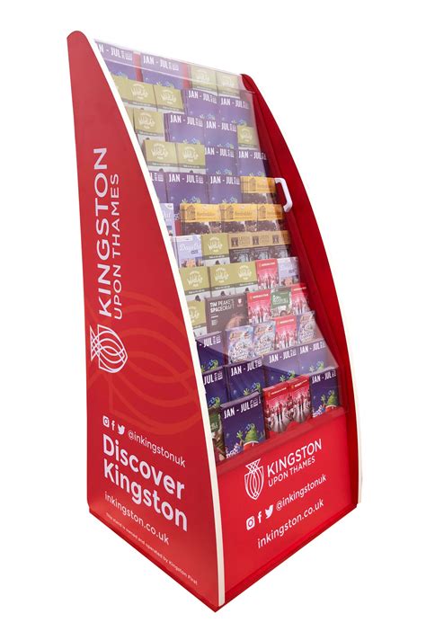 Outdoor Freestanding Brochure Display Stand Weatherproof 12 Tier