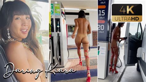 Pumping And Paying Gas Naked In Public Gas Station Video APClips