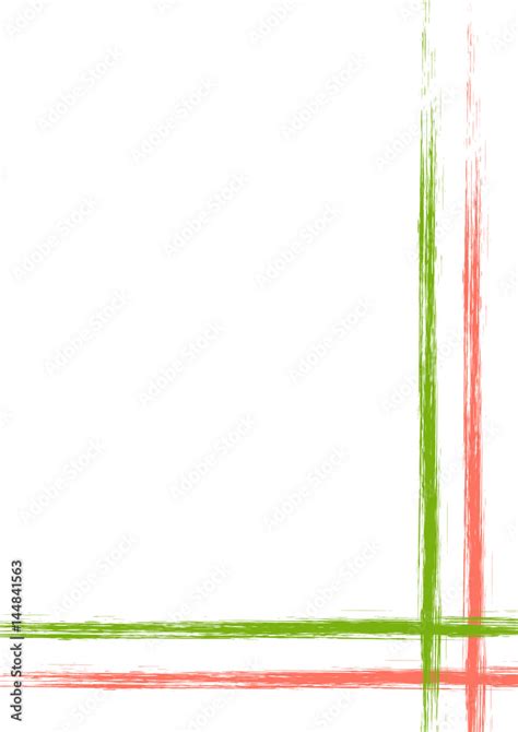 Vector Drawn Background With Frame Border Grunge Pink Template With Lines Old Style Vintage