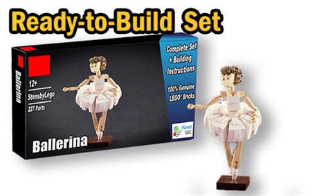 Lego Moc Ballerina By Stensbylego By Planet Gbc Rebrickable Build With Lego