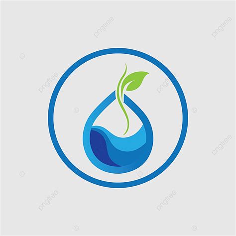 Hydroponics Logo Vector Illustration Design Template On Gray Background
