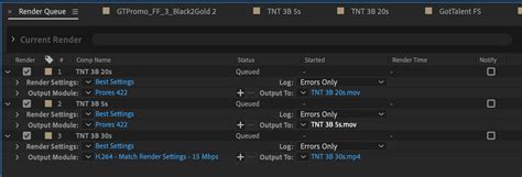 Render Queue VDODNA