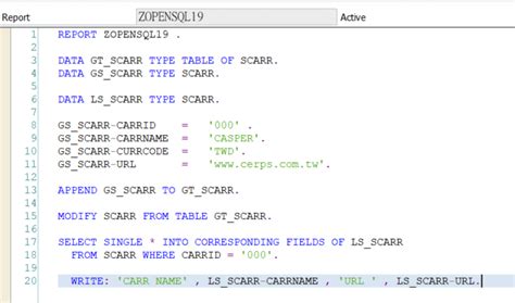 Open Sql19 Modify Gm