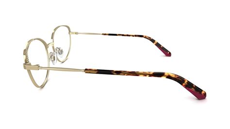 Specsavers Womens Glasses Francesca Gold Cateye Metal Stainless