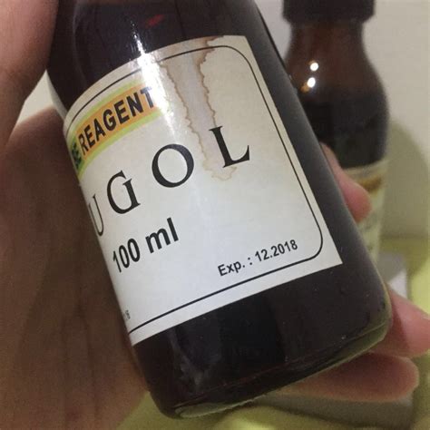Cairan Reagent Lugol Tes Uji Coba Makanan Biologi Tepung Amilum On