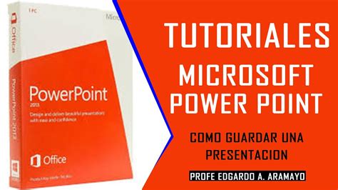 POWER POINT 2019 02 Como Guardar Una Presentacion YouTube