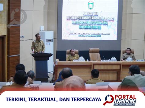 Akbar Ali Buka Musrenbang RKPD Kota Parepare Tahun Portal Insiden