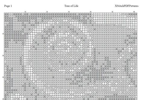 Tree Of Life Cross Stitch Pattern Pdf Format Etsy