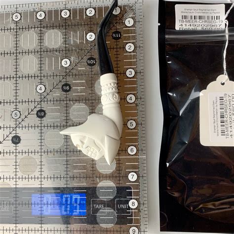 Shaman Skull Segmented Stem Meerschaum Churchwarden By Paykoc Paykoc