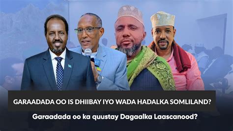 Xog Jabkii Garaadad Oo Is Dhiibay Wada Hadalka Somaliland Iyo Sool