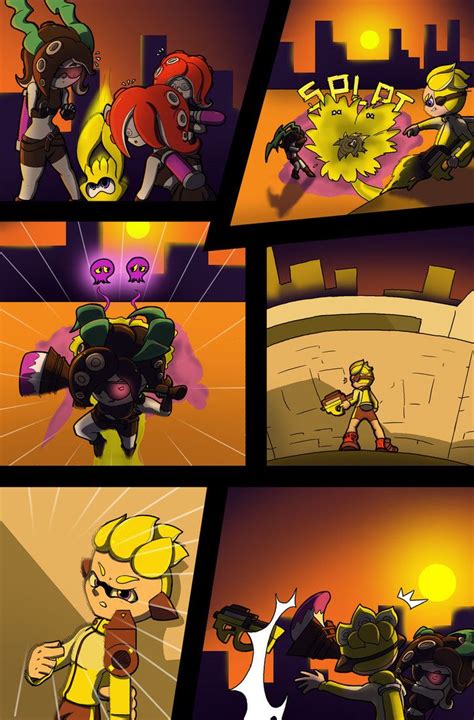 Agent 4 In Octrouble Page 1 8 By Banditofbandwidth Splatoon Comics