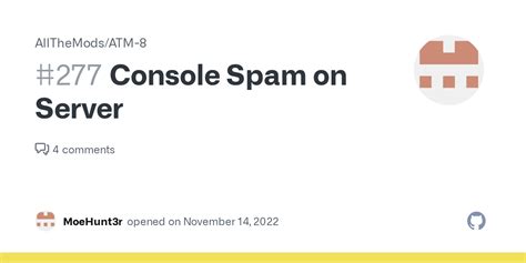 Console Spam On Server Issue Allthemods Atm Github