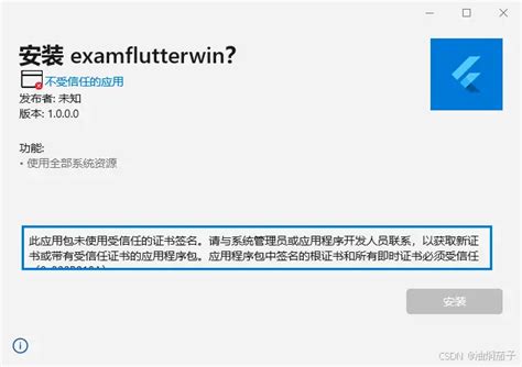 flutter windows项目打包 flutter打包windows csdn博客