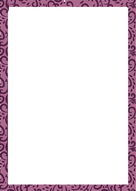science page borders for microsoft word