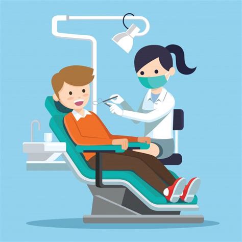 Doutor Dentista Examinando Paciente Ve Premium Vector Freepik