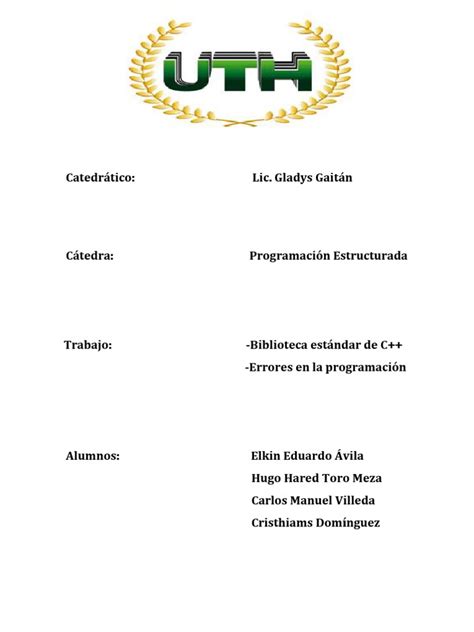 La Biblioteca Estándar De C Pdf C Compilador
