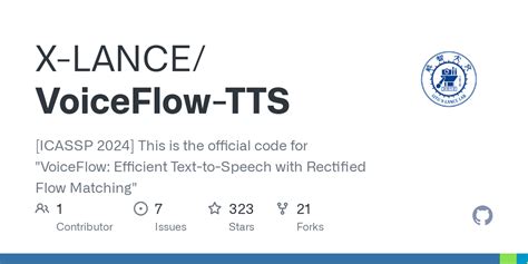 Github X Lance Voiceflow Tts Icassp This Is The Official Code