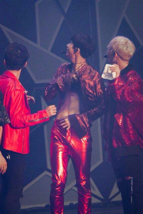 Monsta X Shownu Wonho Minhyuk Kihyun Hyungwon Jooheon IM ฮยองวอน กางเกงหนง นายแบบ