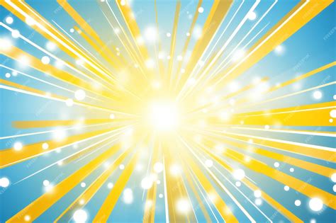 Premium Photo A Yellow And White Rays Of Light