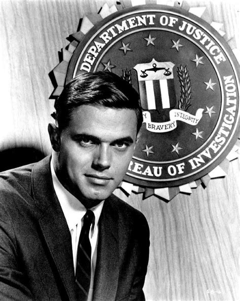 Actor Stephen Brooks As Special Agent Jim Rhodes Of The Fbi Circa 1966