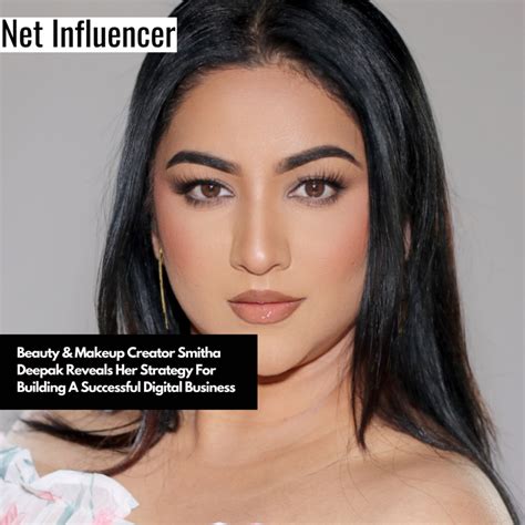 Beauty And Makeup Creator Smitha Deepak Reveals Her Strategy For Building